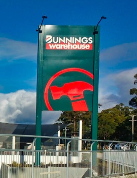 Bunnings - Business Signage | Building Signage | Albert Smith Signs
