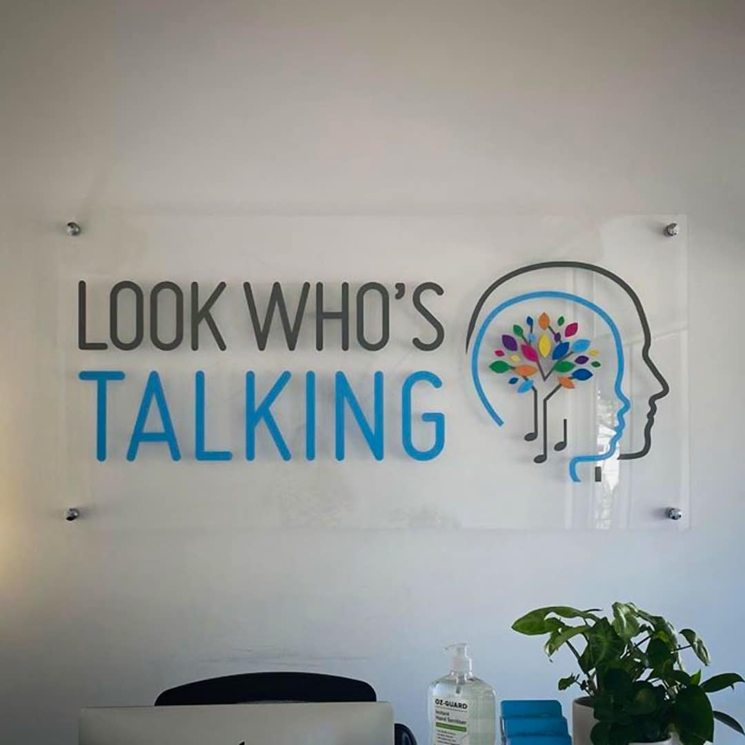 Look Who's Talking Speech Pathology - Business Signage | Building ...